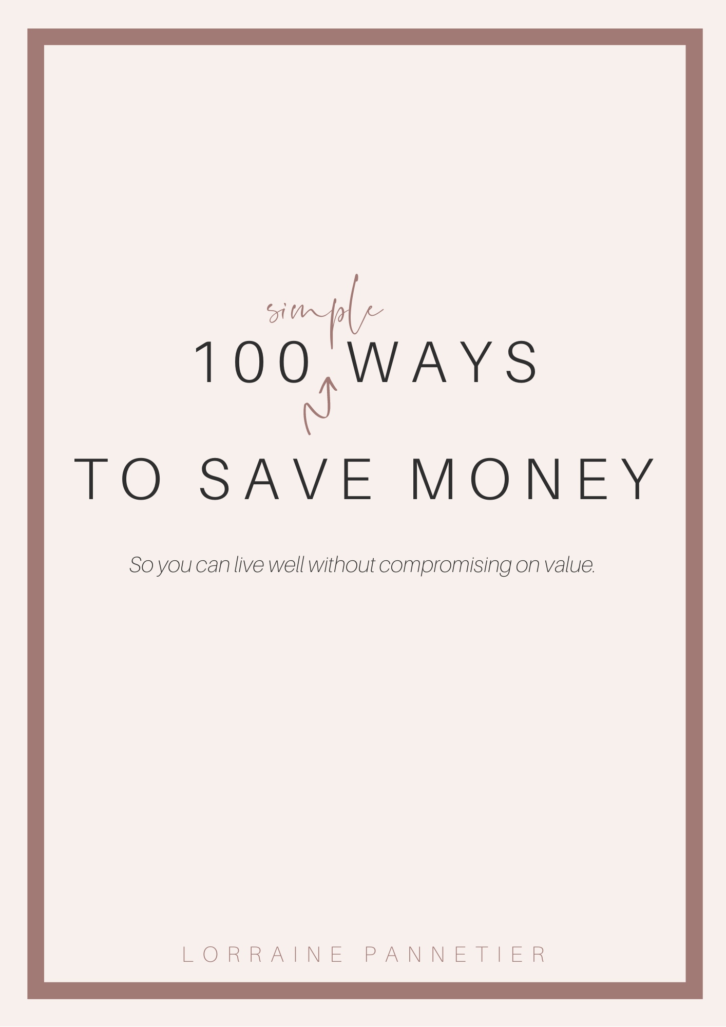 100 Simple Ways to Save Money - The Soulful Word